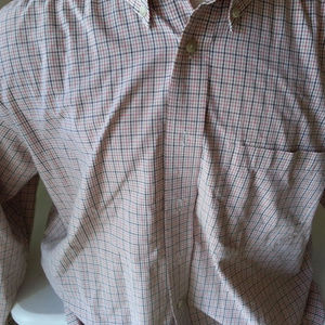 Pendleton | Shirts | Pendleton White Navy Red Gold Shirt Mens Med ...